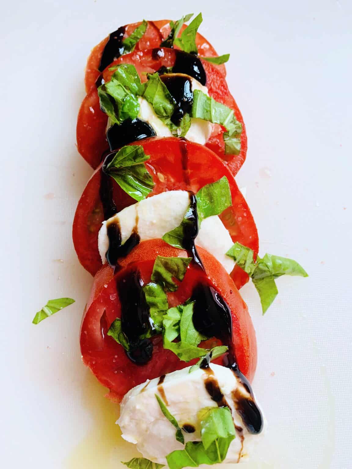 Easy Caprese Salad Recipe - Fit and Food by Jen